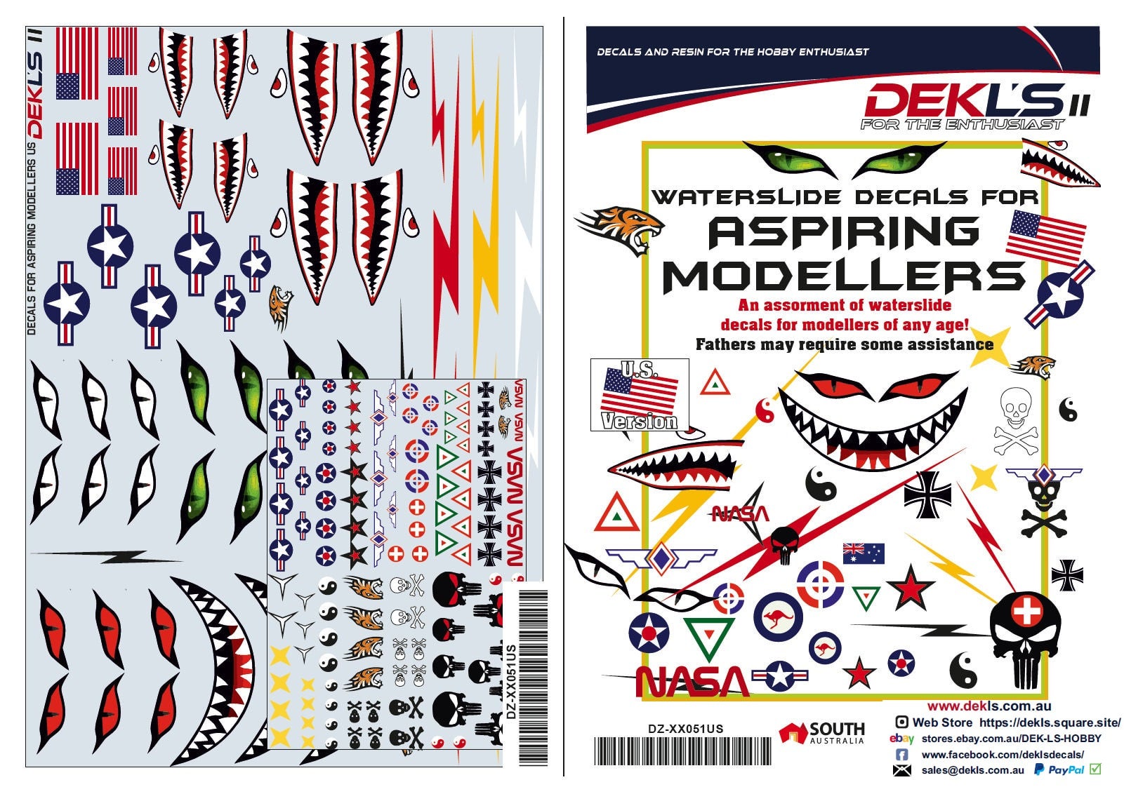 Decals - Decals for Aspiring Modellers - Scale:ANY | DEKL's Shop